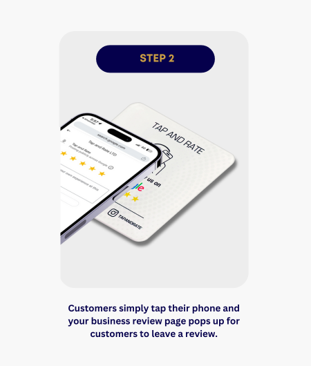 Google Reviews NFC & QR Tile (White)